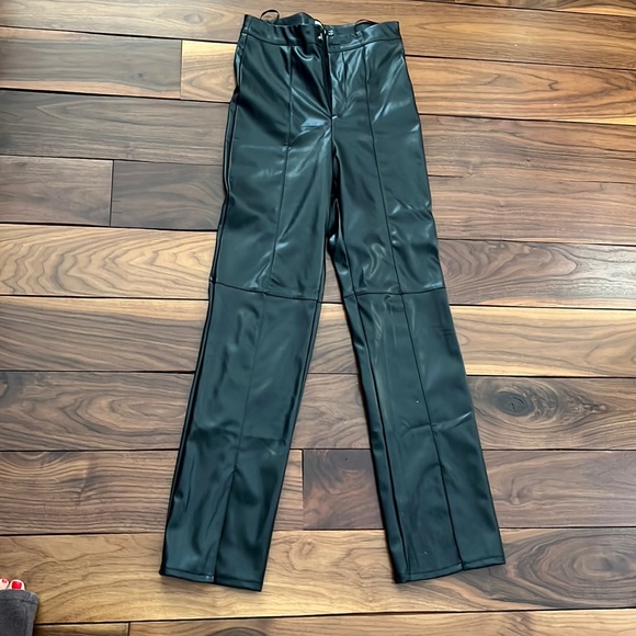 Missguided | Pants & Jumpsuits | Misguided Leather Pants | Poshmark